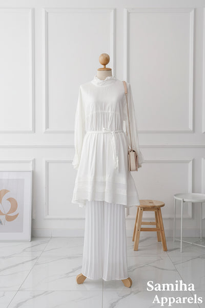 Layered Midi Dress – Minimalist & Modestly Chic by Samiha Apparels