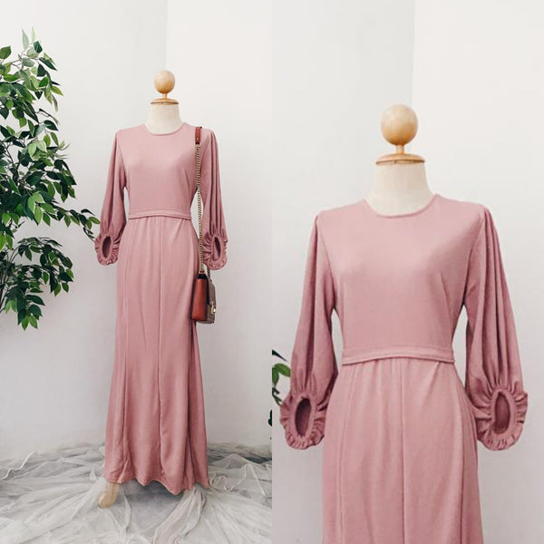Plain Mermaid Dress – Sleek, Flattering & Modest Fit by Samiha Apparels
