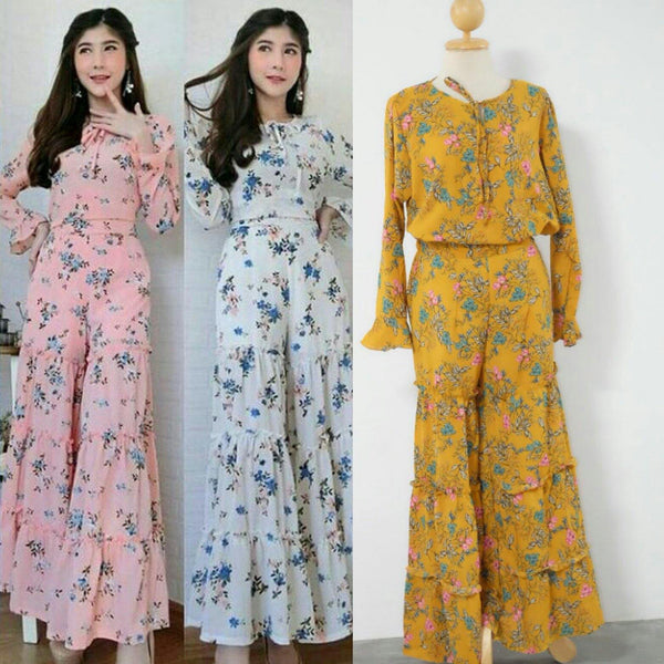 Floral Full sets dress - Yanta – Samiha Apparels